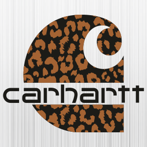 Carhartt Fuzzy Leopard Letter SVG | Carhartt Leopard Print PNG ...