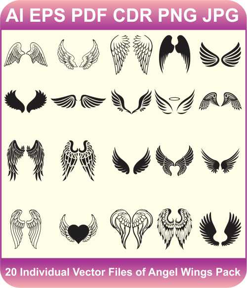 Wings Svg Pack Design